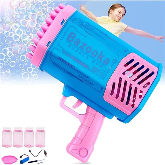 Toys | Bazooka Bubble Gun Machine Automatic Bubble Machine Toy Gun For ...